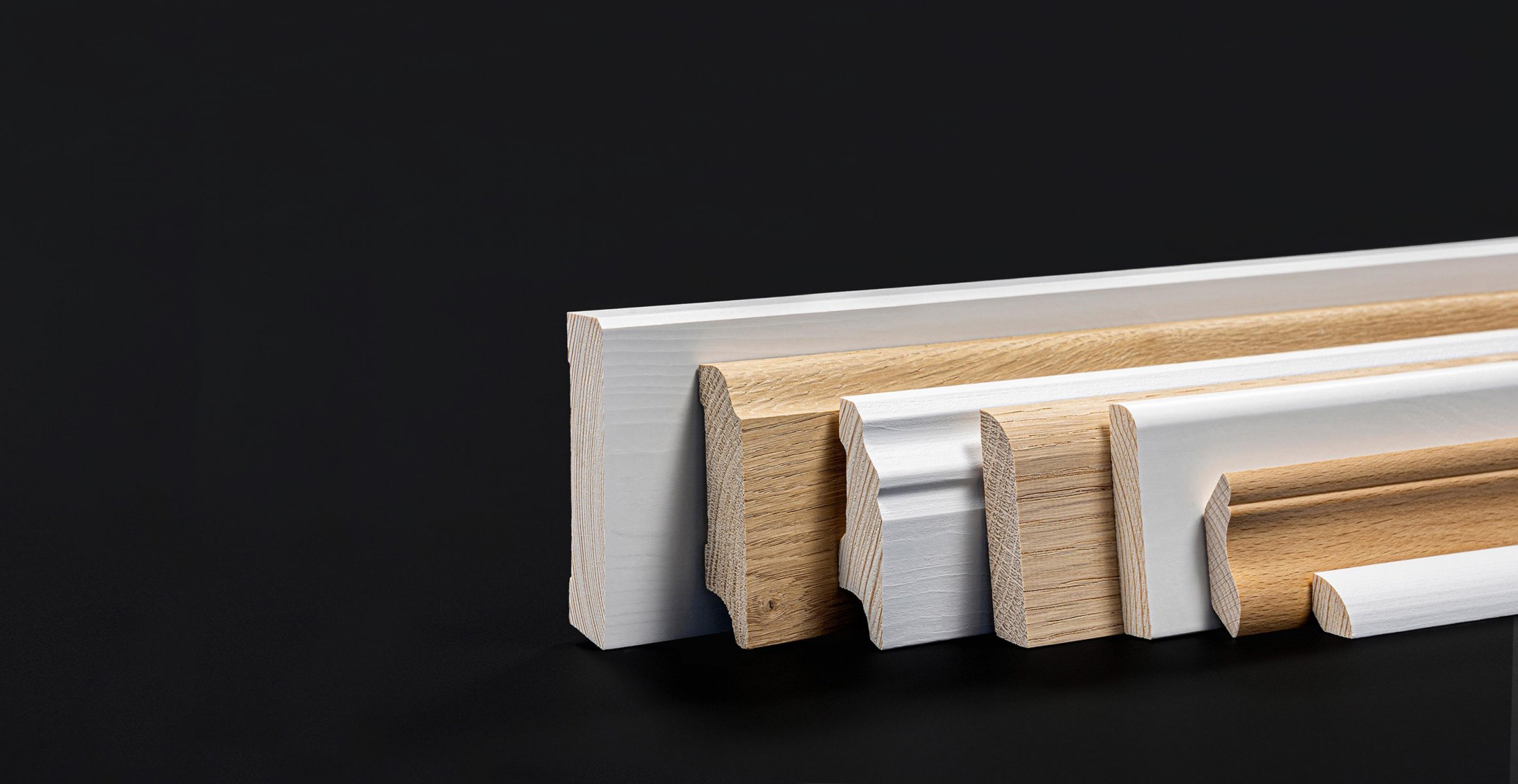 Solid wood baseboards Pedross